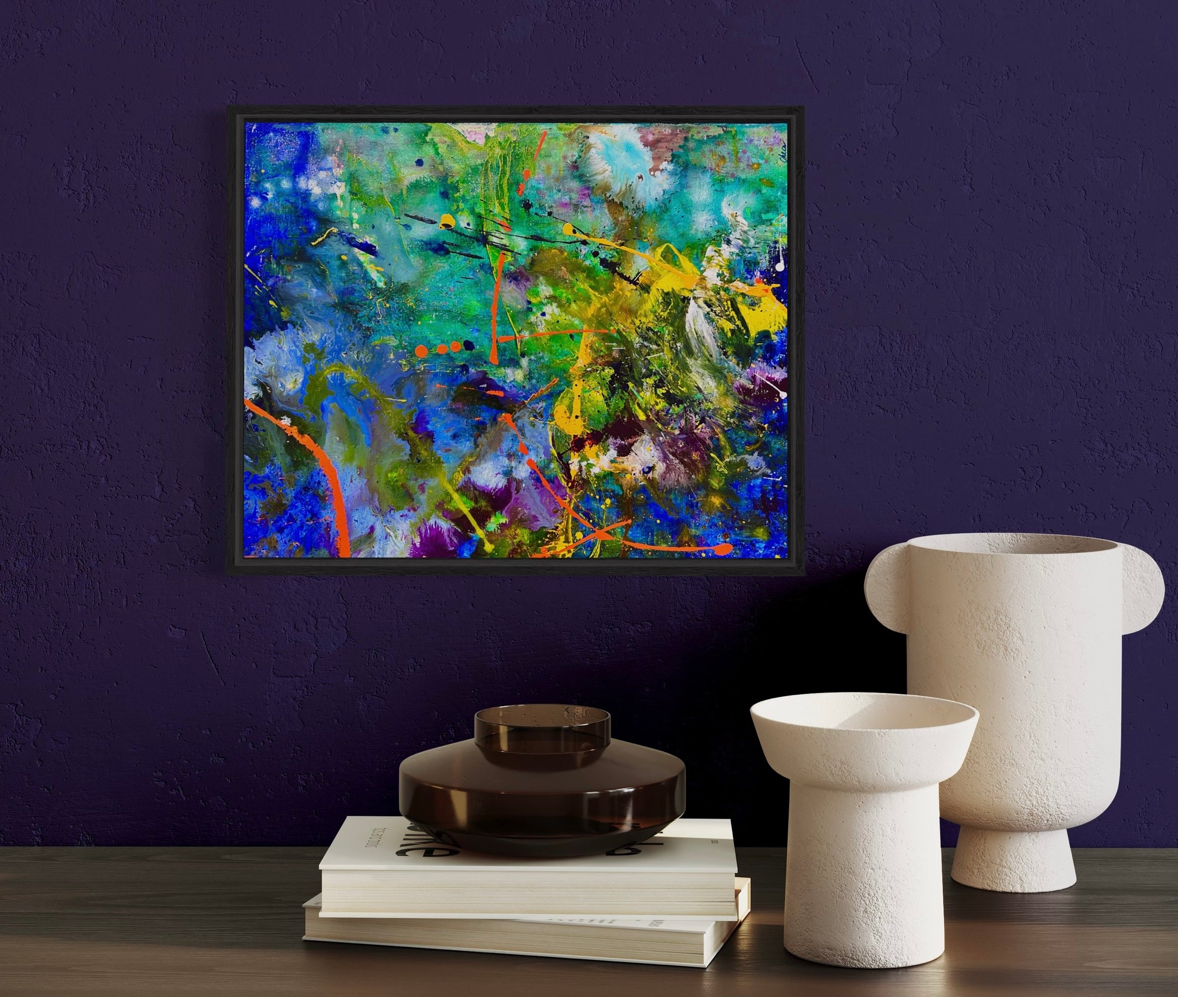 Abstract Modern Oil Paintings & Artwork for Sale - MV Checa Art